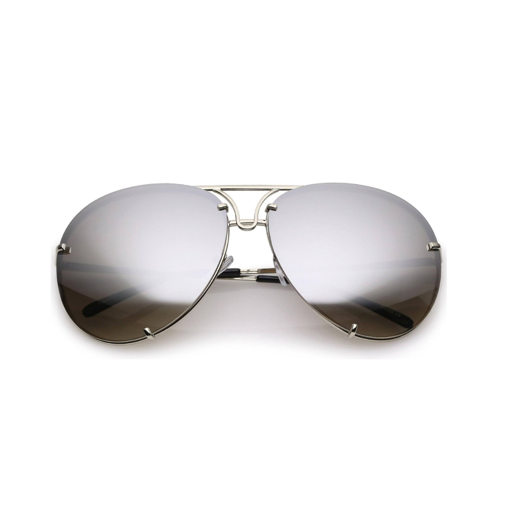 Metal Frame Silver Aviators Sunglasses – Sunglassholic